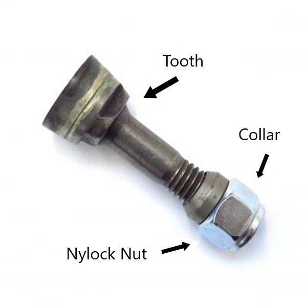 Rotating Stump Grinder Teeth